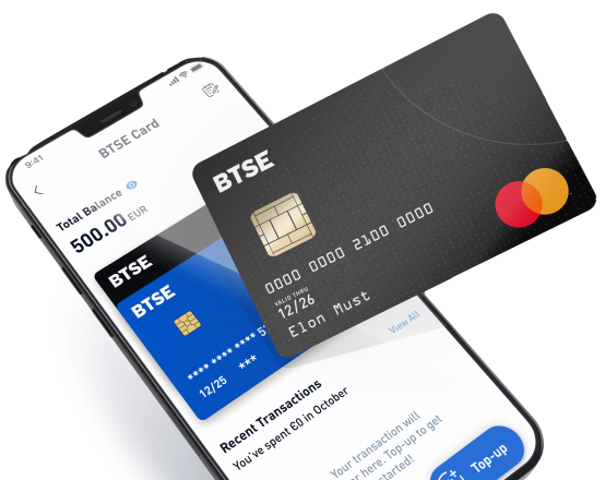 BTSE 加密貨幣簽帳金融卡 | BTSE